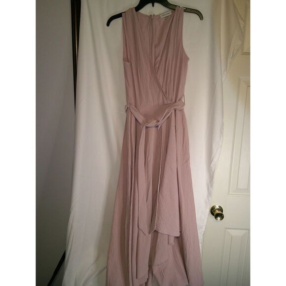 Calvin Klein | Dresses | Calvin Klein Blush Pink Sleeveless Maxi Dress ...